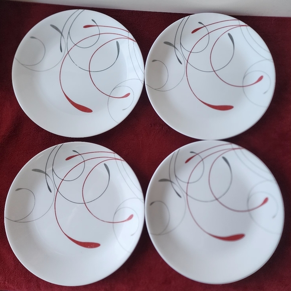 Corelle | Dining | Set Of 4 Corelle Splendor Vitrelle Round Dinner ...